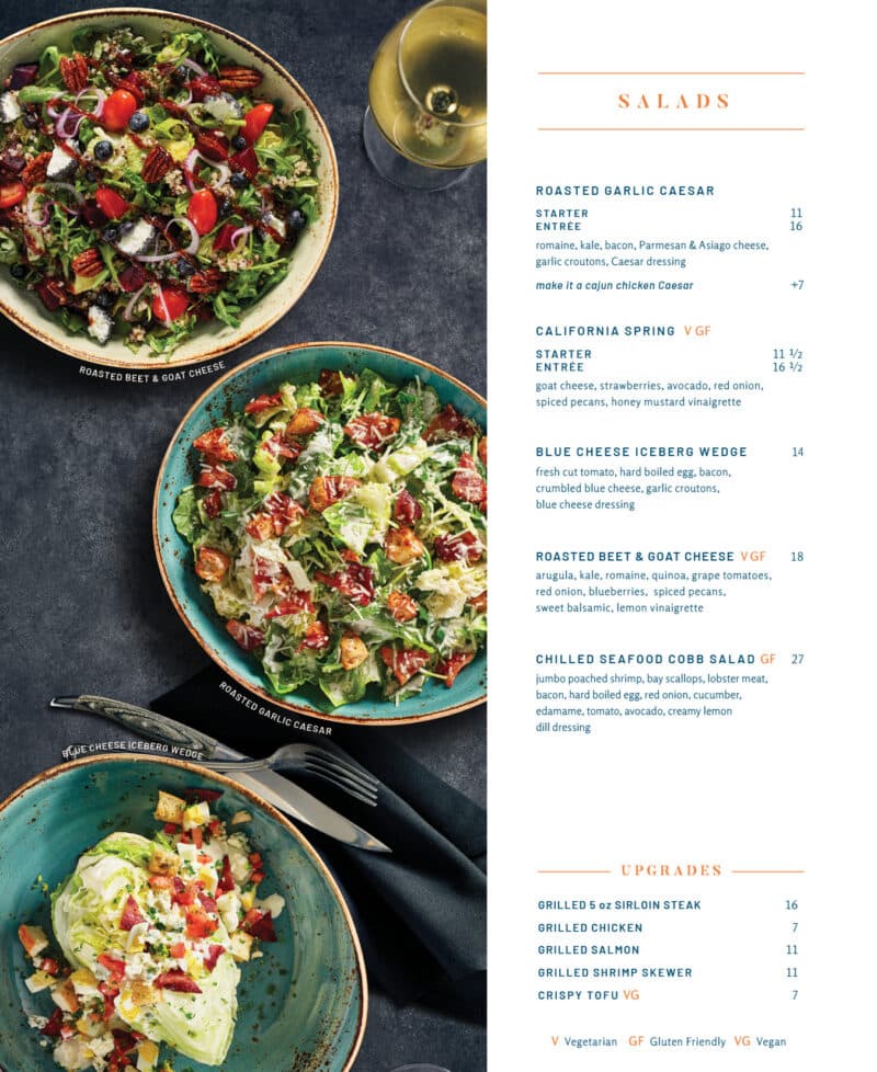 Milestones Menu in Langford - Millstream | Milestones Grill & Bar