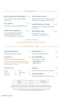 Milestones Menu in Ottawa - Pinecrest | Milestones Grill & Bar
