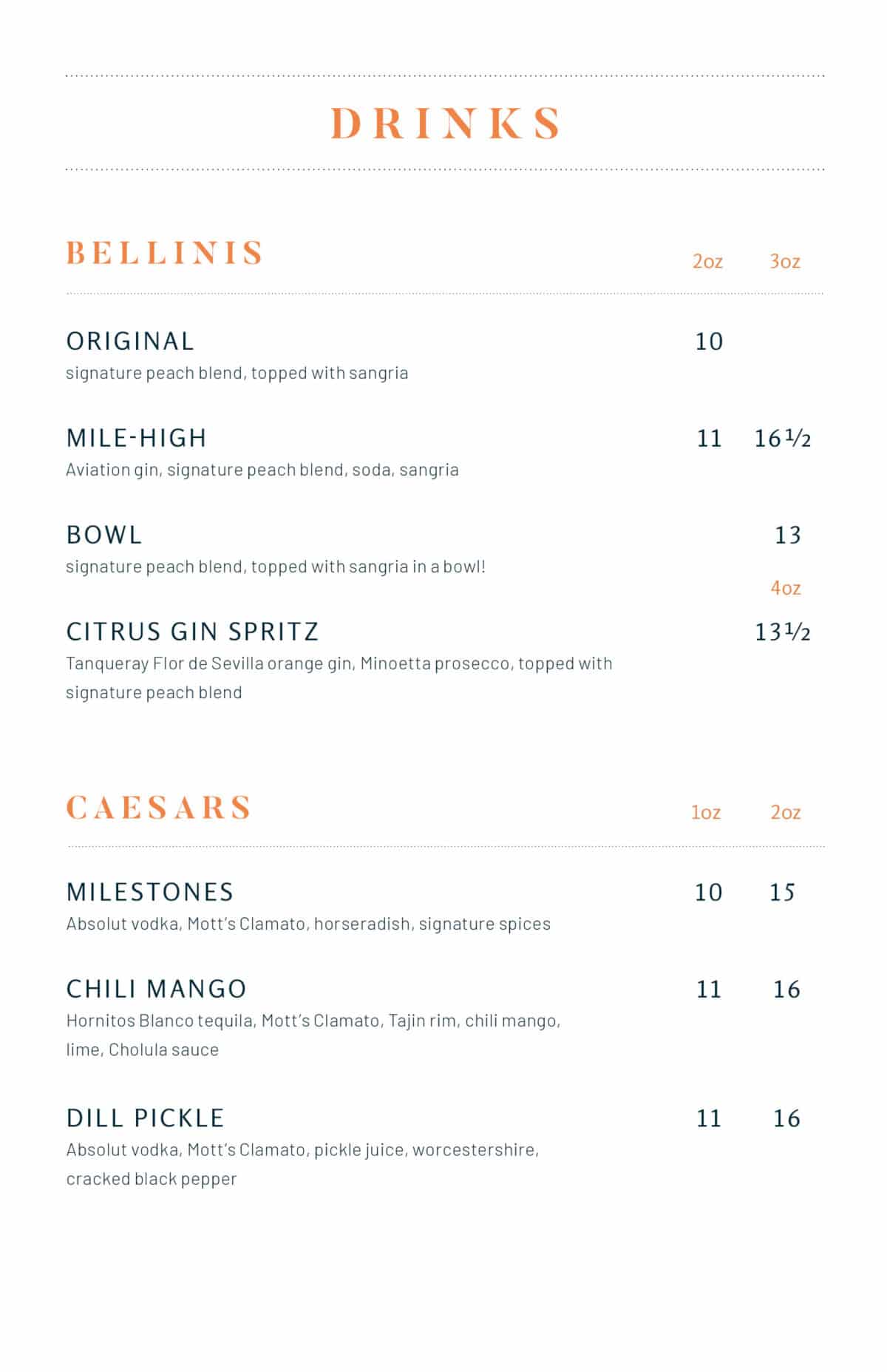 Milestones Menu in Langford - Millstream | Milestones Grill & Bar
