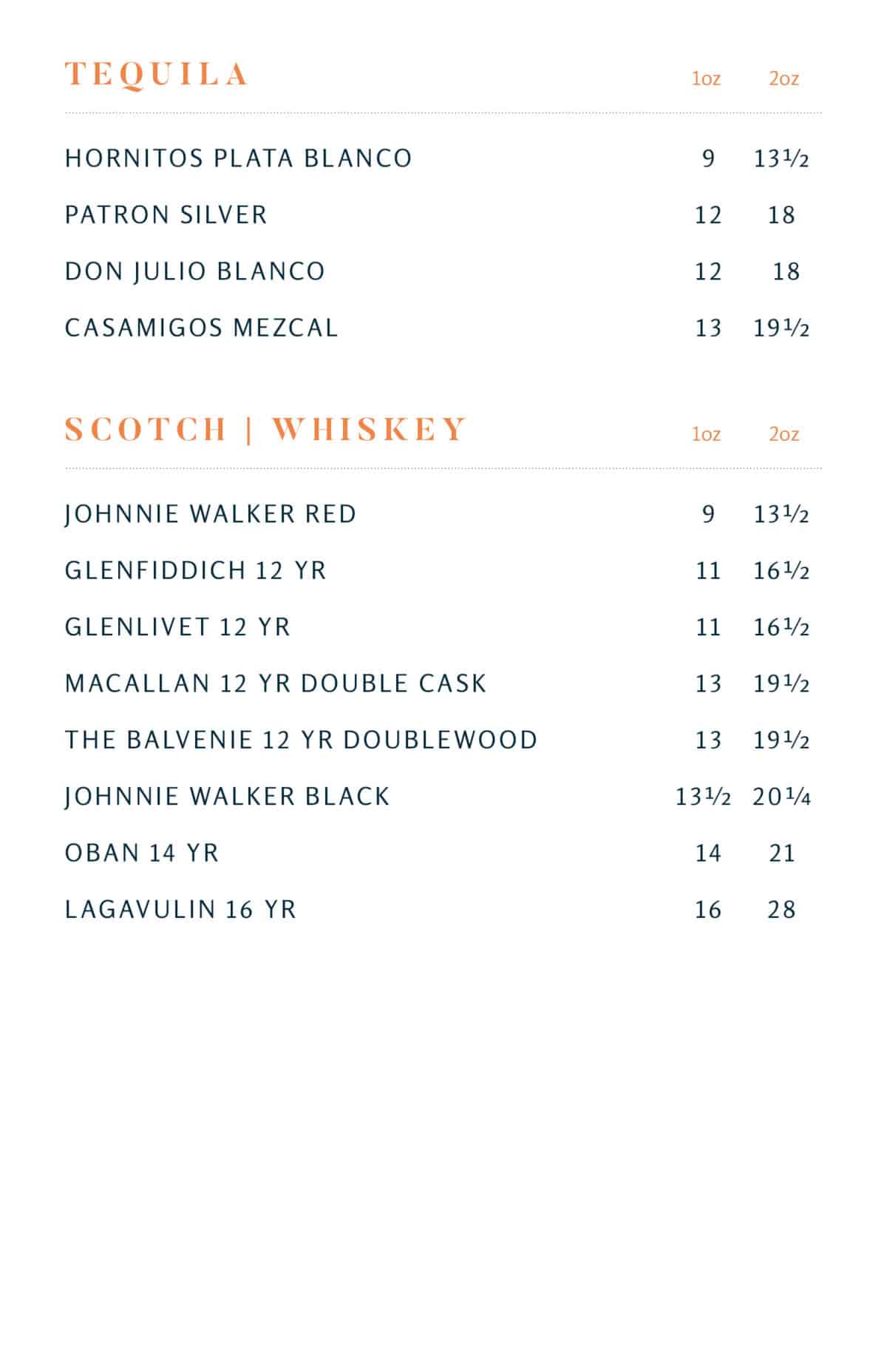 Milestones Menu in Whitby - Whitby | Milestones Grill & Bar