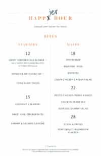 Milestones Menu in Coquitlam - Coquitlam | Milestones Grill & Bar