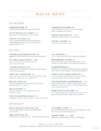Milestones Menu in London - Masonville Place | Milestones Grill & Bar